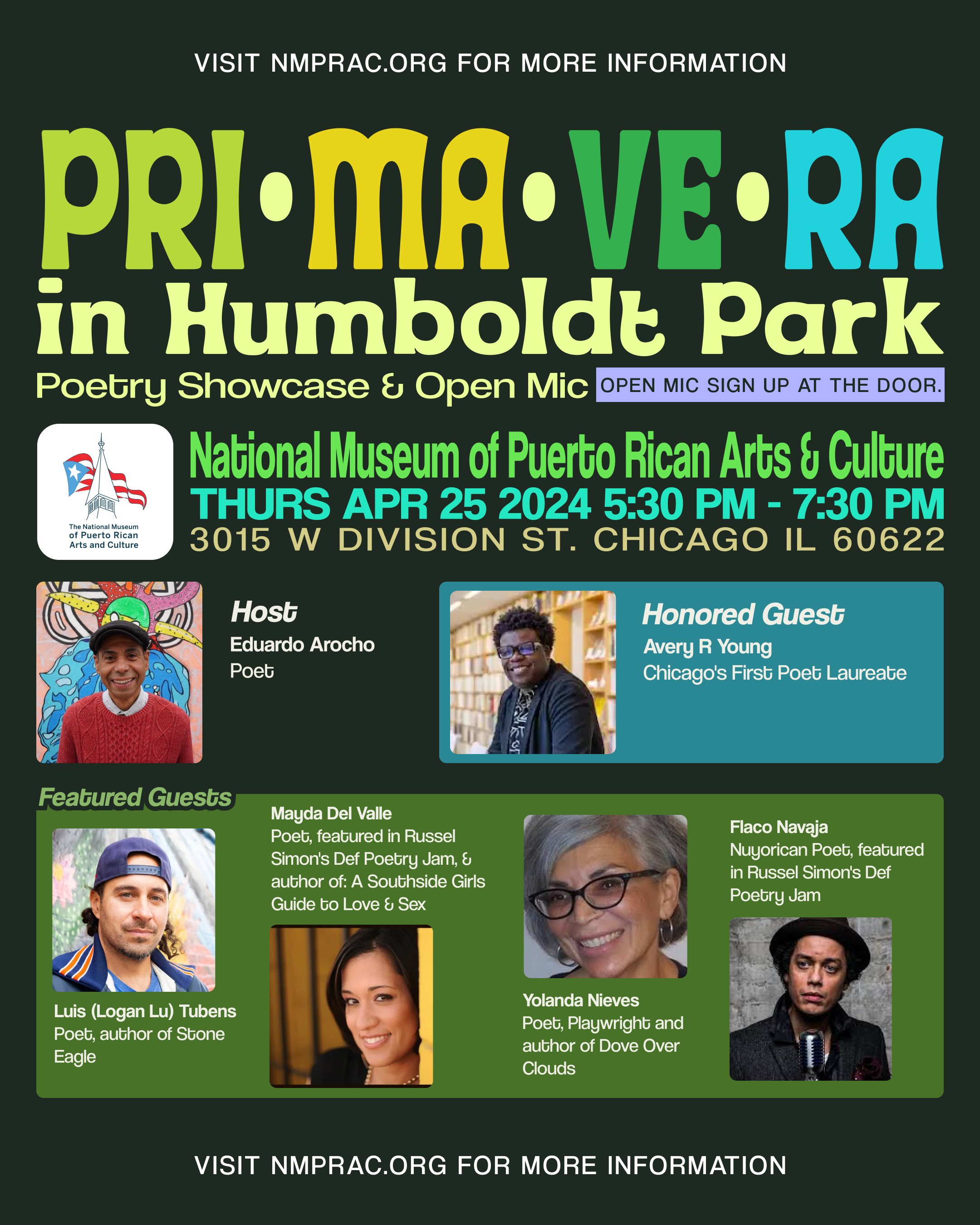 Pri-Ma-Ve-Ra in Humboldt Park (Poetry Showcase) – National Museum of ...